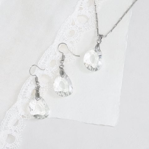 Antonia Set | Czech Crystal | Bridal Jewellery in Australia