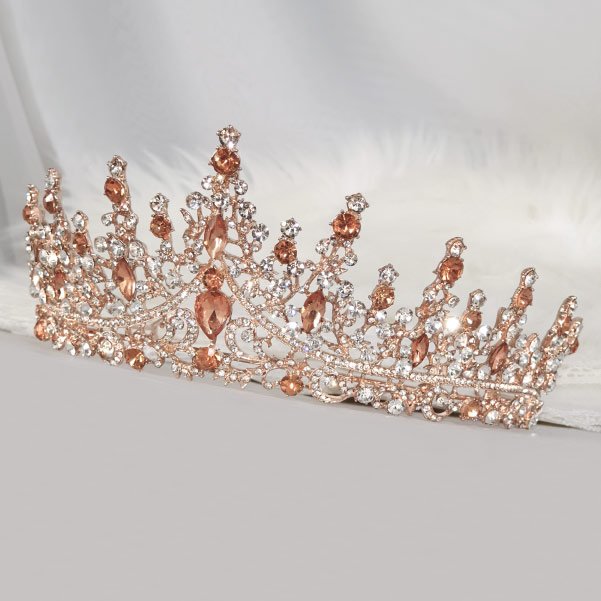 Regina Rose crown | Rose Bridal Crown | Grand Entrance Crown