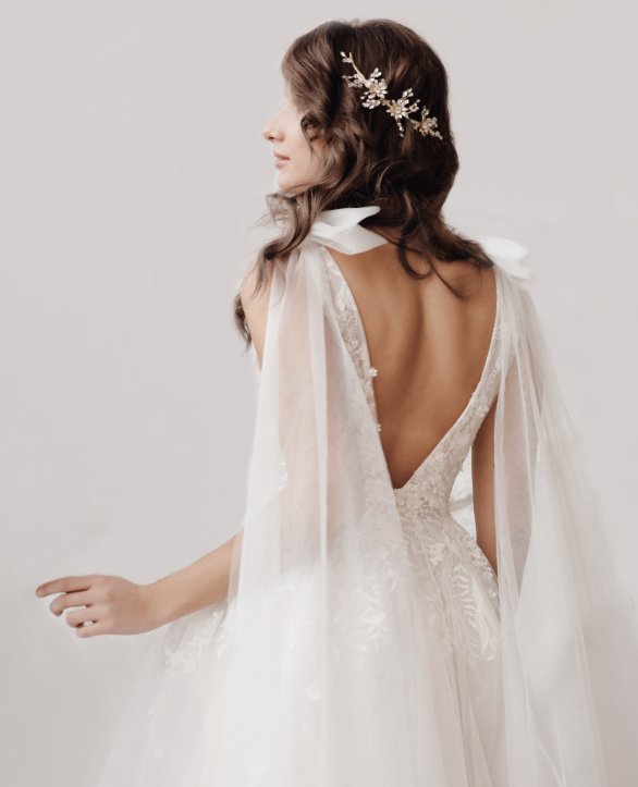 Chloe headband - Bridal Hairpiece - Debutante Headpiece